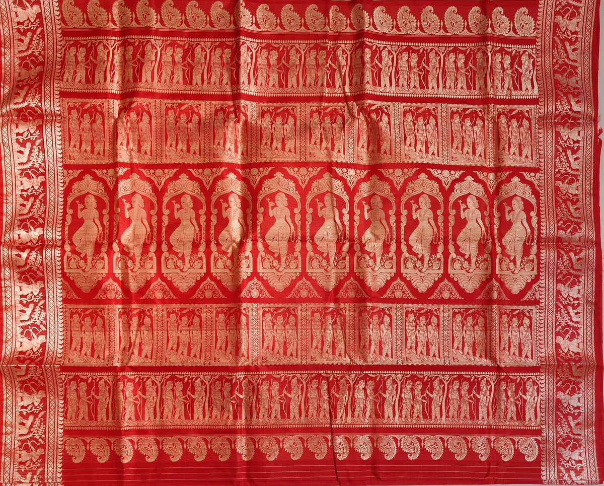 Bengal Baluchari Silk Saree – BONGONIKETAN